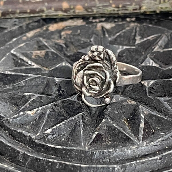 Vintage zilveren Ring Roos – Vintage Fever